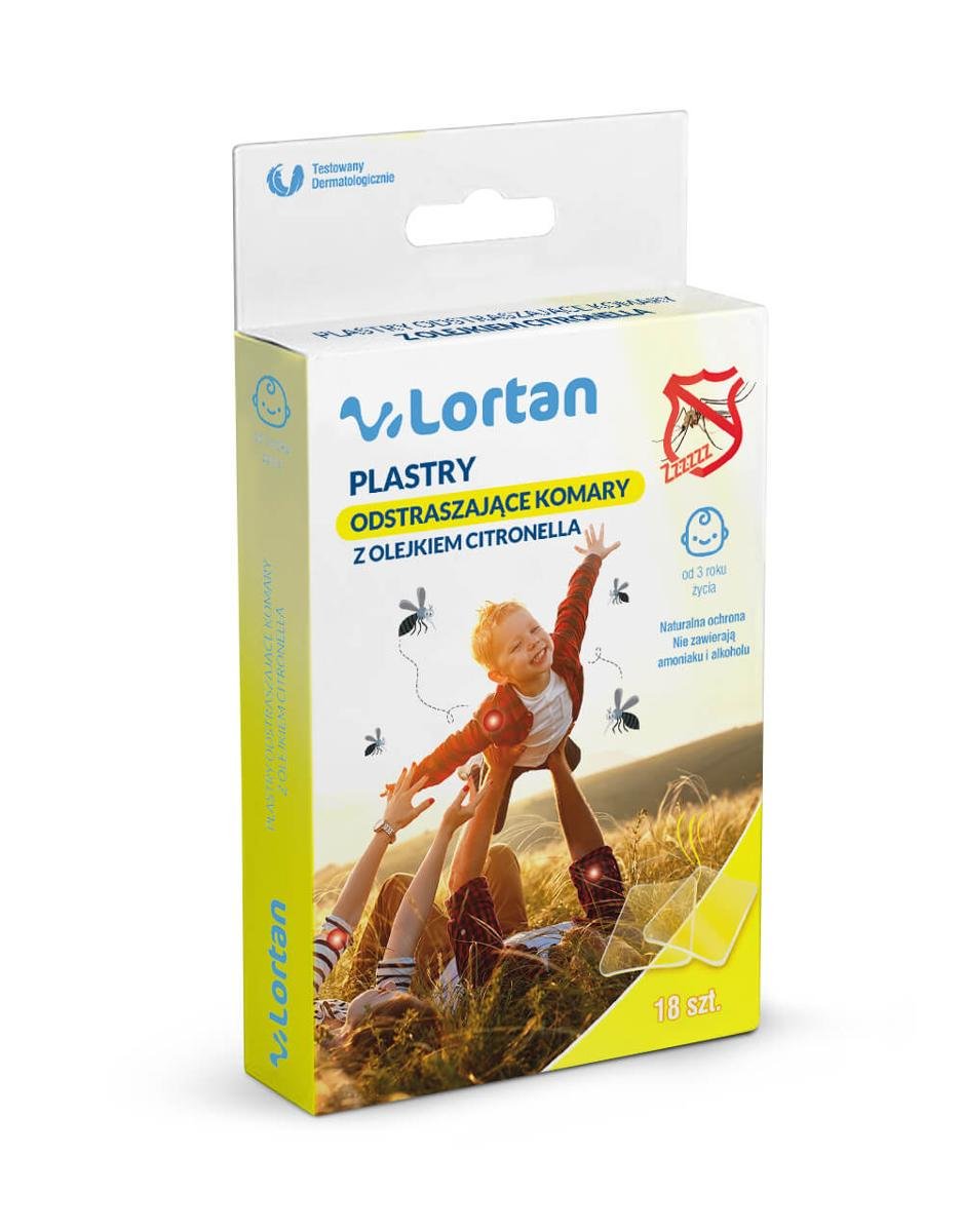 Lortan, plastry odstraszające komary, 18 szt. | Sklep EMPIK.COM