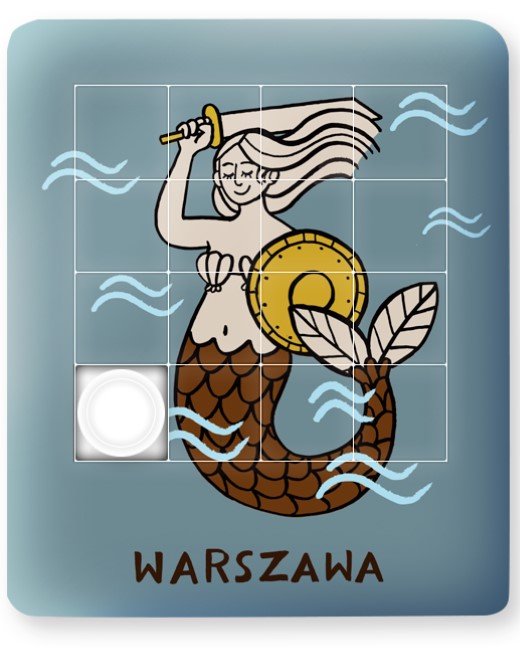 Love Poland Design, Układanka Warszawa Syrenka Retro - Love Poland ...