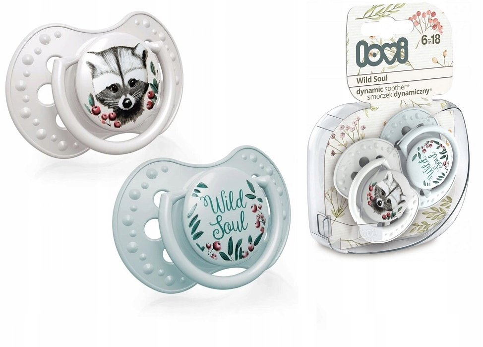 LOVI Smoczek dynamiczny Wild Soul 6-18 m 2szt Boy - Lovi | Sklep EMPIK.COM