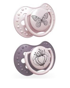 Lovi, Smoczek silikonowy, dynamiczny, Botanic, 18m+, 2 szt. - Lovi | Sklep EMPIK.COM