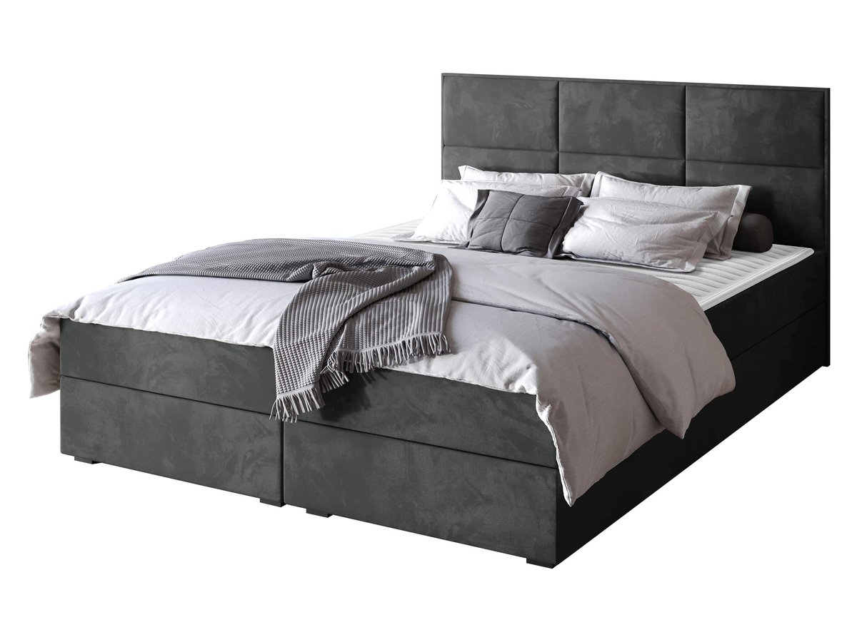 Łóżko kontynentalne Hugo I 160x200, Itaka 14 - Mirjan24 | Sklep EMPIK.COM