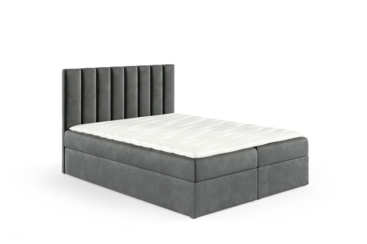 Łóżko kontynentalne Nina Box 120x200 bez nóg - Sofello | Sklep EMPIK.COM