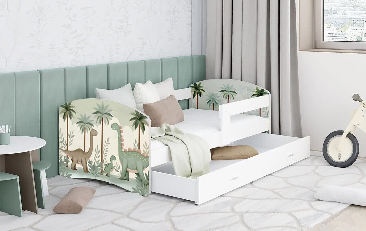 Łóżko LUKI DESIGN z szufladą - Inna marka | Sklep EMPIK.COM