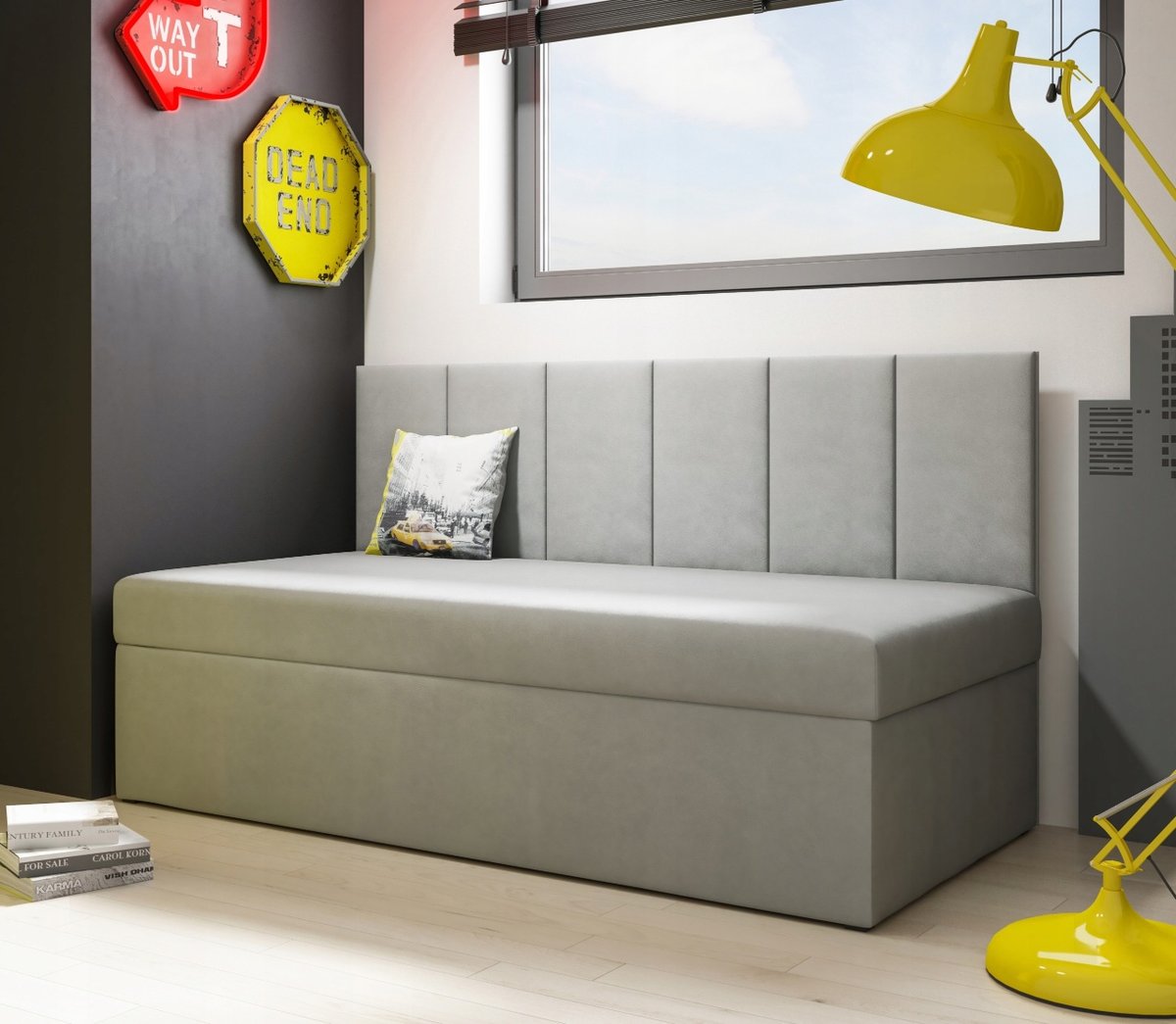 Łóżko młodzieżowe tapczan TEDDY 90×200 pojemnik - Inna marka | Sklep ...