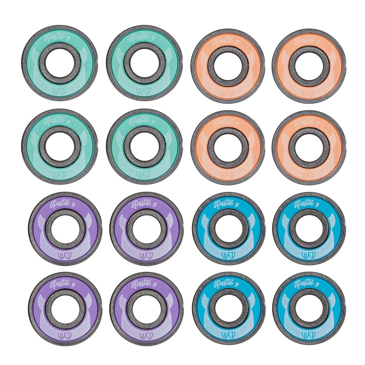 Łożyska Do Rolek Wicked Abec 9 Freespin 608 (16 Szt.) - Pastel - Wicked ...