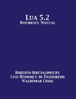 Lua 5.2 Reference Manual - Ierusalimschy Roberto | Książka w Empik