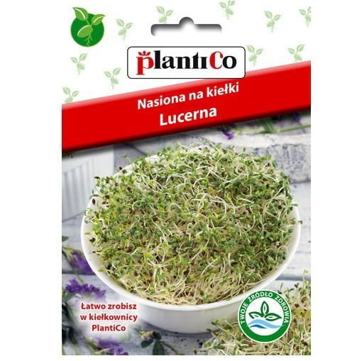 LUCERNA siewna alfalfa, nasiona na kiełki 20g - PlantiCo | Sklep EMPIK.COM