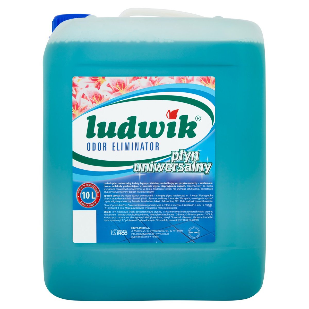 Ludwik Płyn Uniwersalny 10000 Ml Odor Eliminator - INCO | Sklep EMPIK.COM