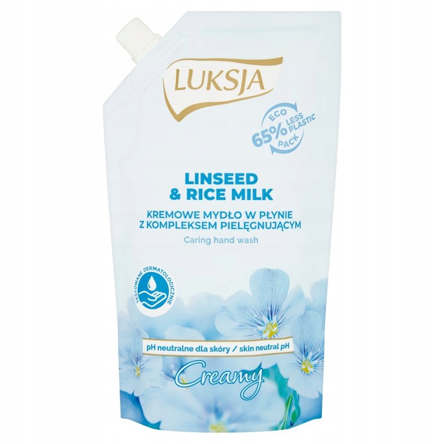 Luksja, Creamy Linseed Rice Milk, Mydło w płynie | Sklep EMPIK.COM