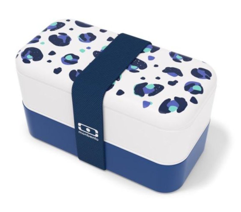 Lunchbox Bento Original Graphic blue Leopard Monbento - Monbento ...