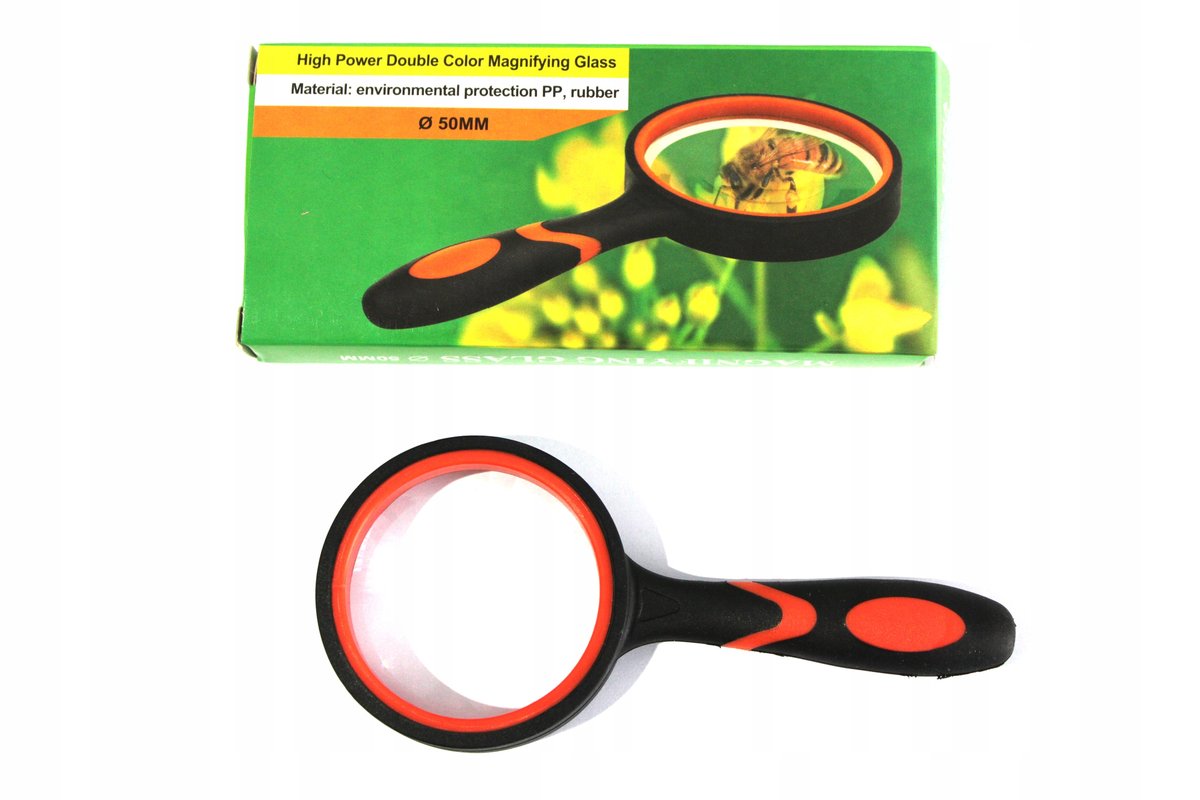 Lupa Lupka Klasyczna Ręczna 50Mm Szkło Powiększające Soczewka Do ...