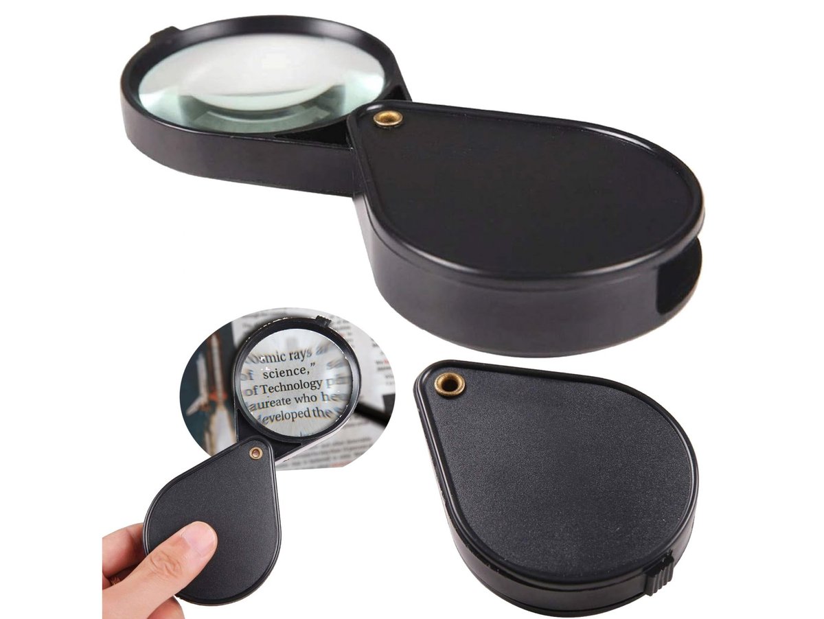 Lupa Składana Kieszonkowa Szkło Powiększające 60Mm - PrzydaSie.pl ...
