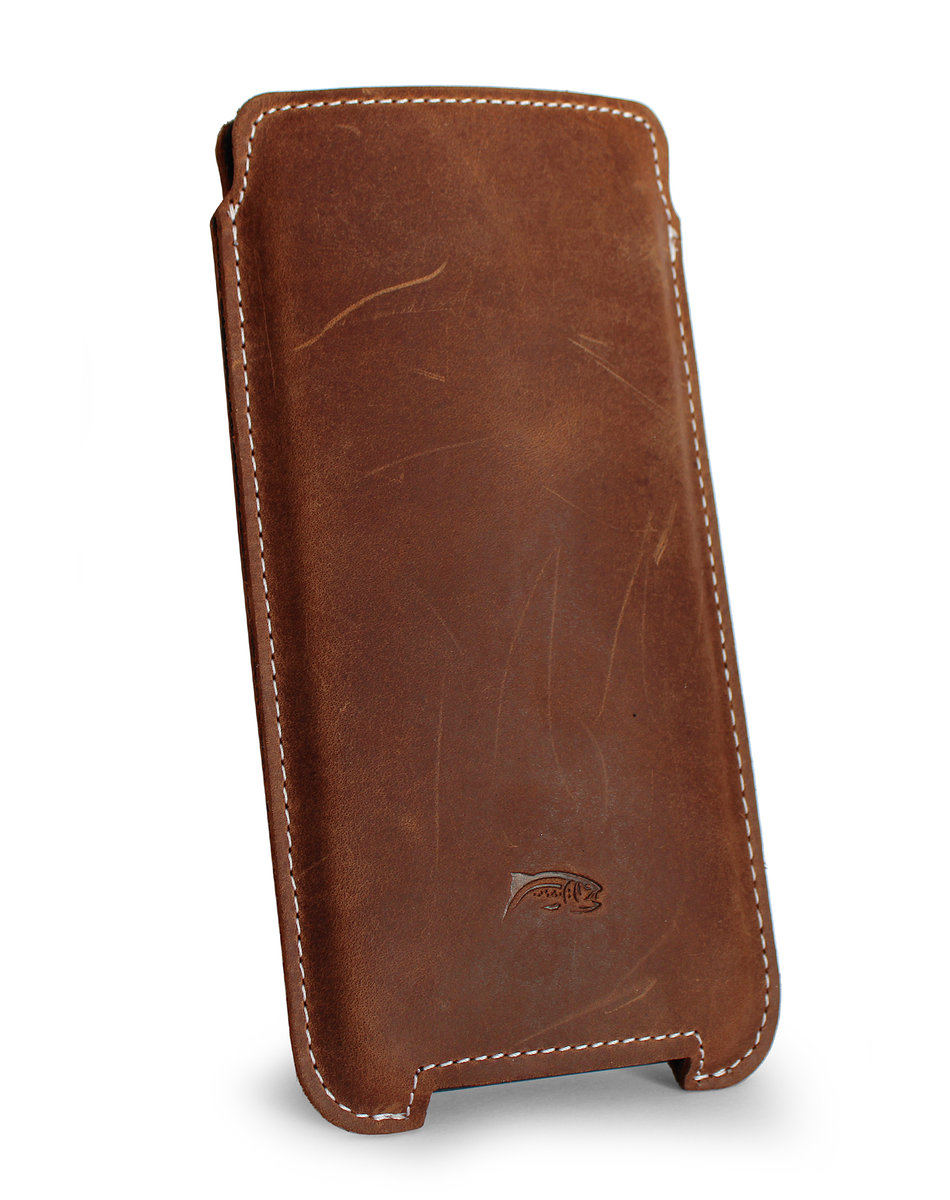 LURESKO NORTHERN XXXL Skórzane etui typu wsuwka na telefon iPhone 12/13 ...