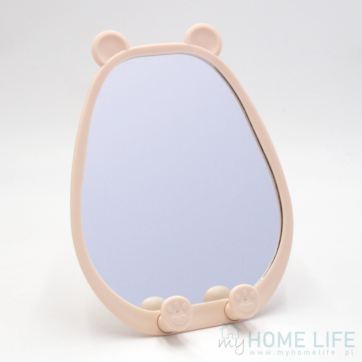 Lusterko Lustro Miś Z Podpórka Na Telefon Różowe - myHomelife | Moda ...