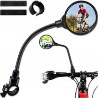 Lusterko Rowerowe Na Kierownicę Długie Regulowane Elastyczne Do Roweru ...
