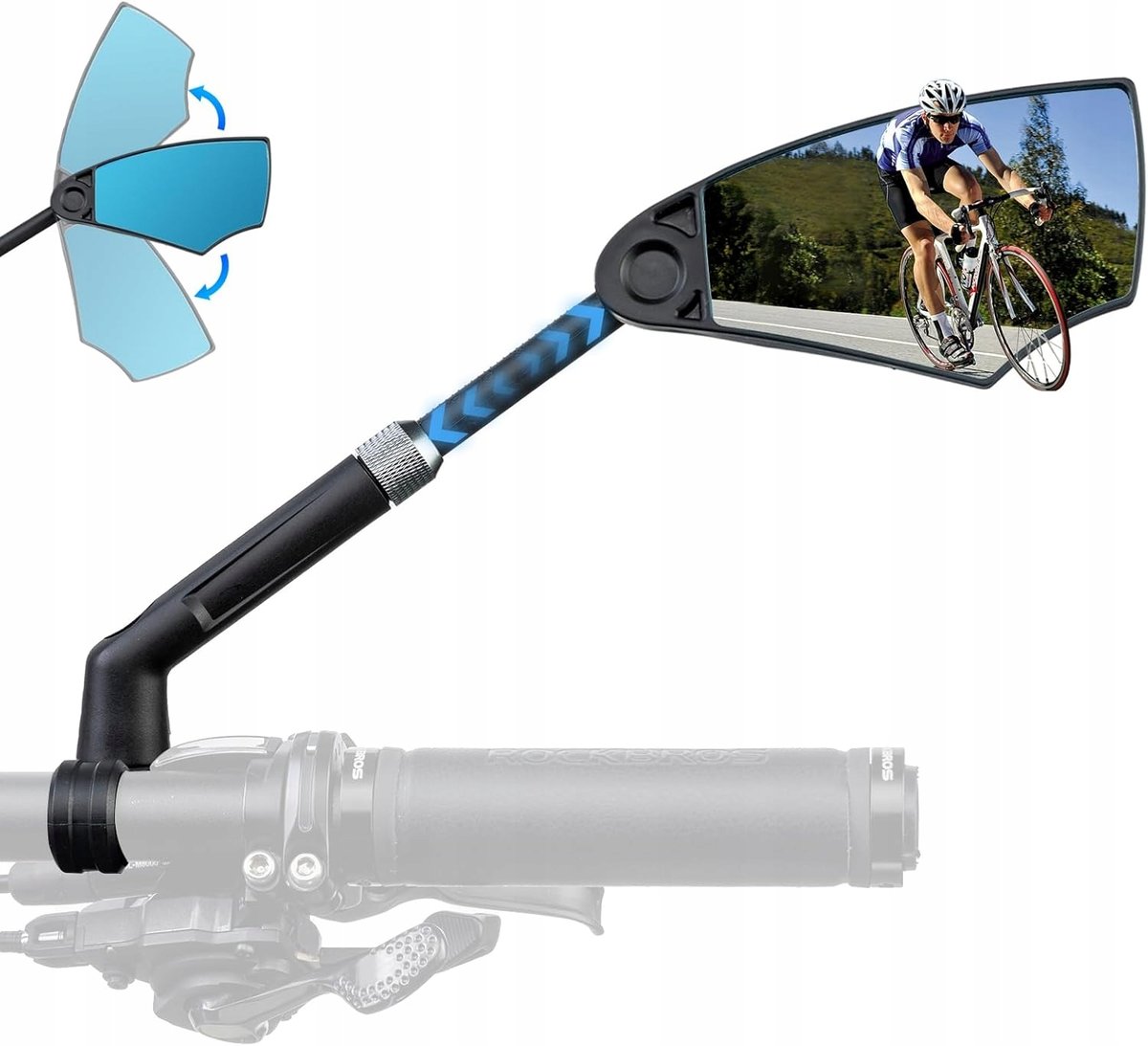 Lusterko Rowerowe Wsteczne Regulowane Prawe - West Biking | Sport Sklep ...