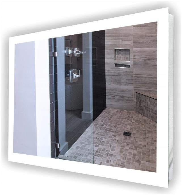 LUSTRO LED PODŚWIETLANE ŁAZIENKOWE 60x100 WYMIARY - Stylowelustro ...