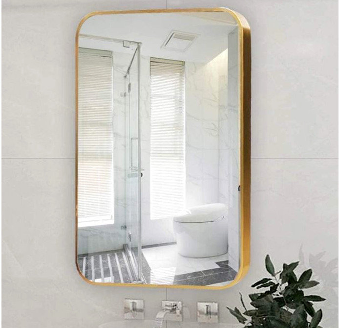 Lustro LOFT 60x80cm złote ście - Atos | Sklep EMPIK.COM