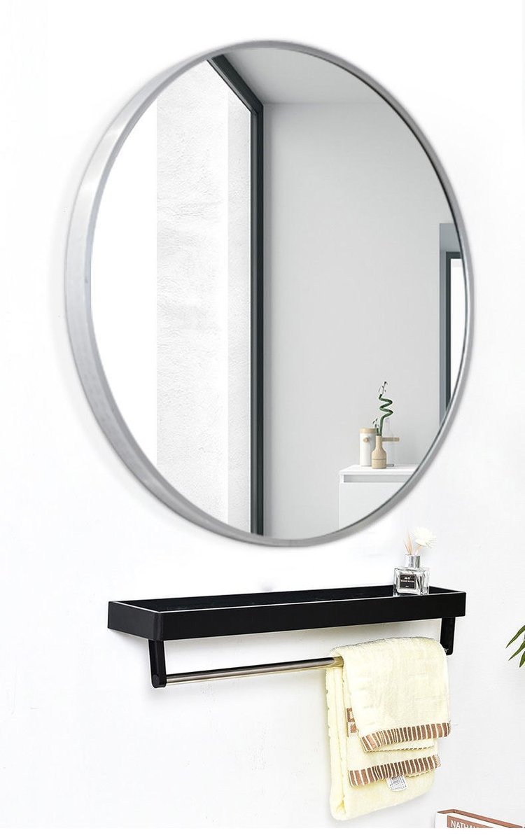 Lustro LOFT FI60cm srebrne YX - Atos | Sklep EMPIK.COM