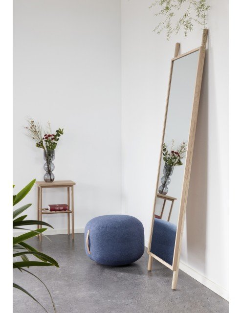 Lustro podłogowe, dąb, FSC, natura Hübsch - Hubsch Design | Sklep EMPIK.COM