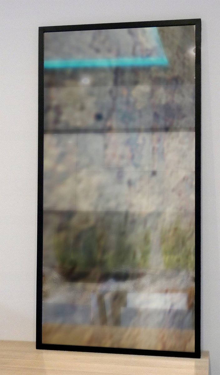 Lustro postarzane antyczne czarna 3 cm rama 100x50 - fabryka luster ...