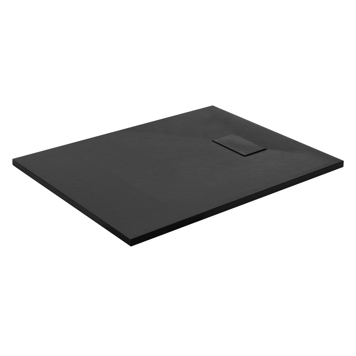 LuxeBath brodzik prysznicowy 100x80 cm czarny SMC ultracienki bardzo ...