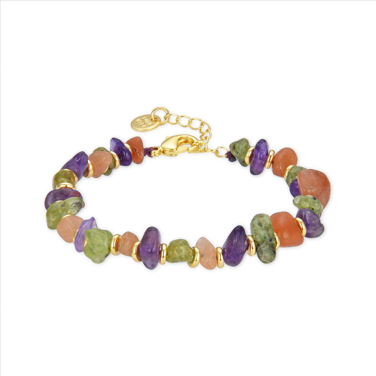 Luxenter Rixu Rixu Bransoletka Naturalny Ametyst wykończona 18 ...