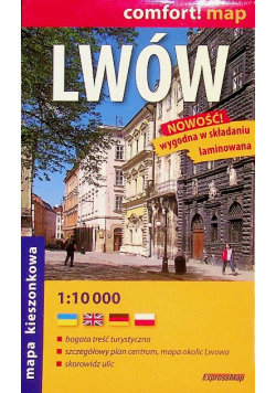 Lwów Ukraina Plan Mapa Laminowana Express 1:10 000 - Opracowanie ...