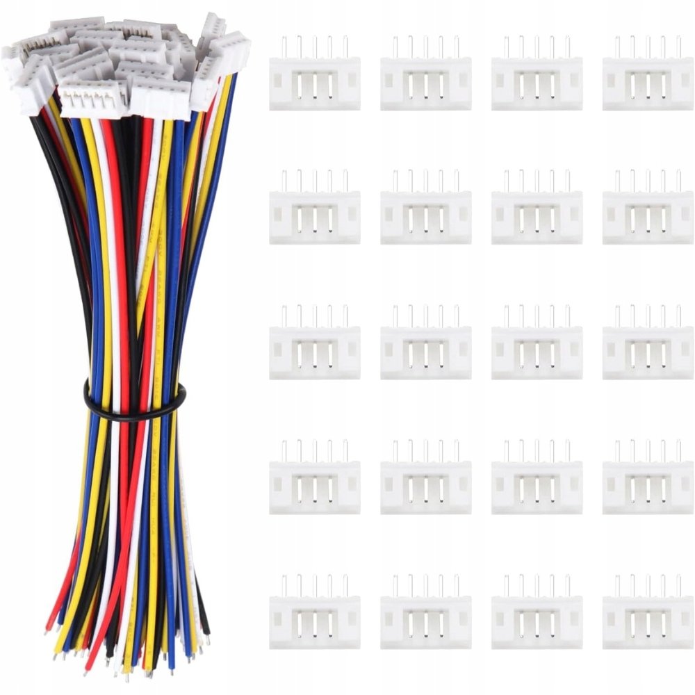 Lyeteung - zestaw 20 Mini Micro JST 2.0 PH 5-stykowych złączy - Inna marka | Sklep EMPIK.COM