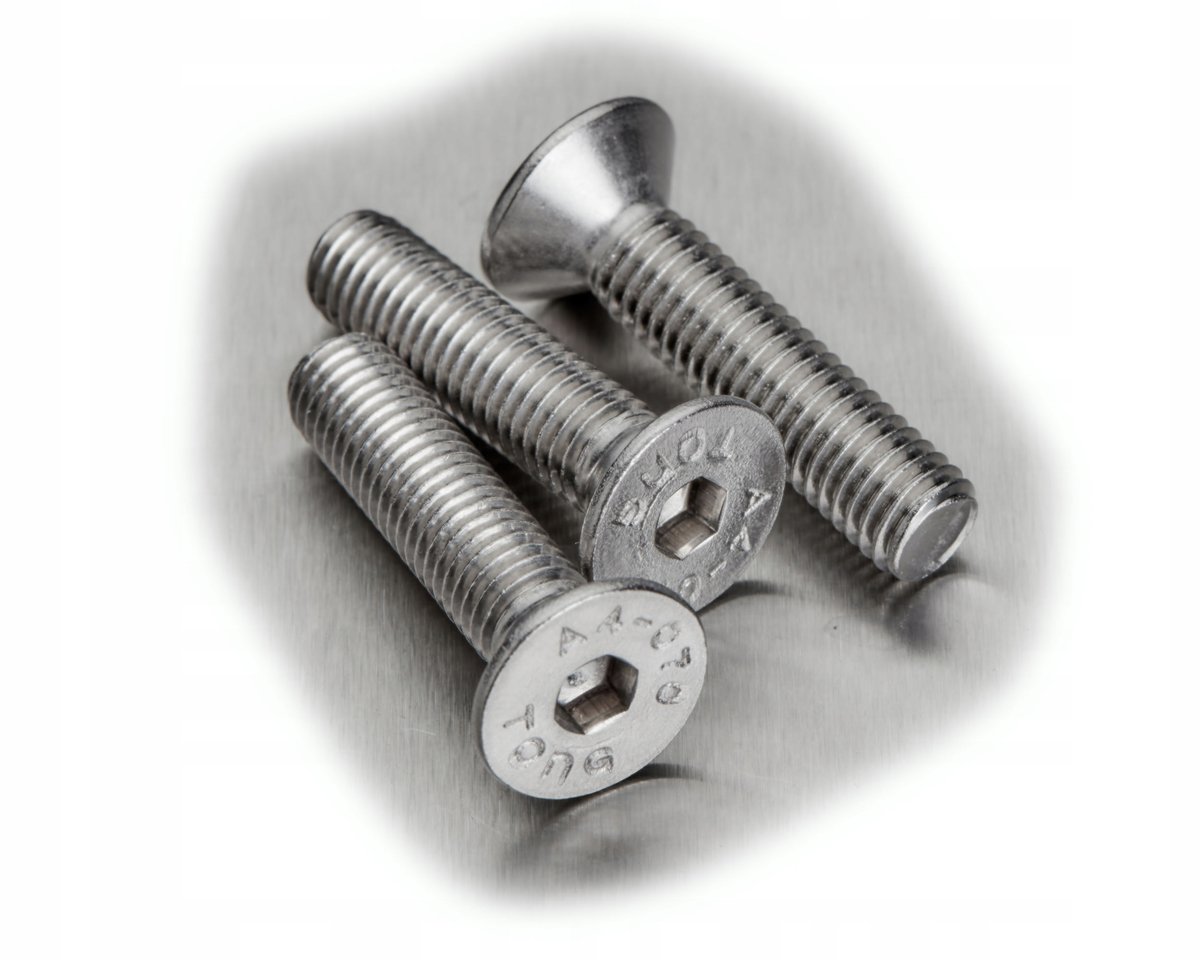 M10x40 ŚRUBA STOŻKOWA IMBUS NIERDZEWNA A4 7991 (1) - Inna marka | Sklep EMPIK.COM