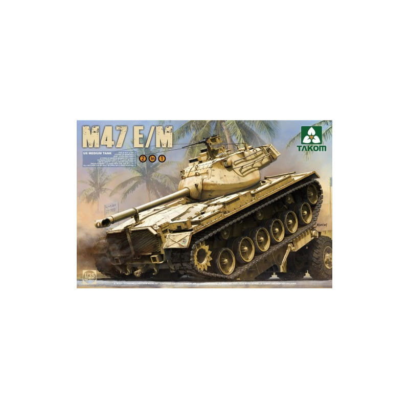 M47 E/M Us Medium Tank 1:35 Takom 2072 - Takom | Sklep EMPIK.COM