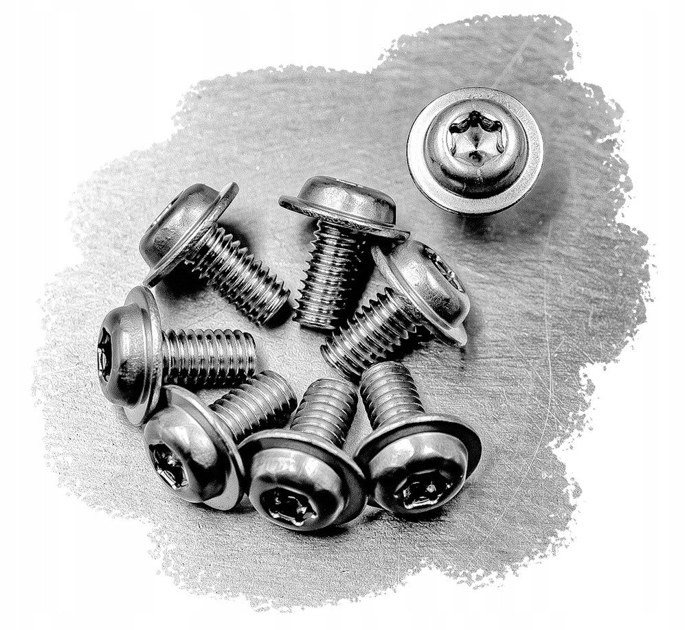 M4x8 ŚRUBA DO OWIEWEK KOŁNIERZOWA NIERDZEWNA 7380F TORX (25) - Inna ...