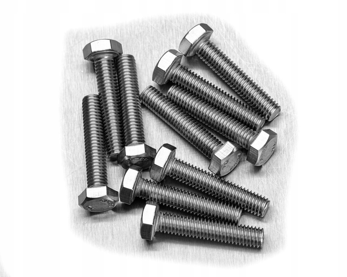 M6x30 ŚRUBA NA KLUCZ SZEŚCIOKĄTNA KWASOODPORNA inox nierdzewna A4 933 ...