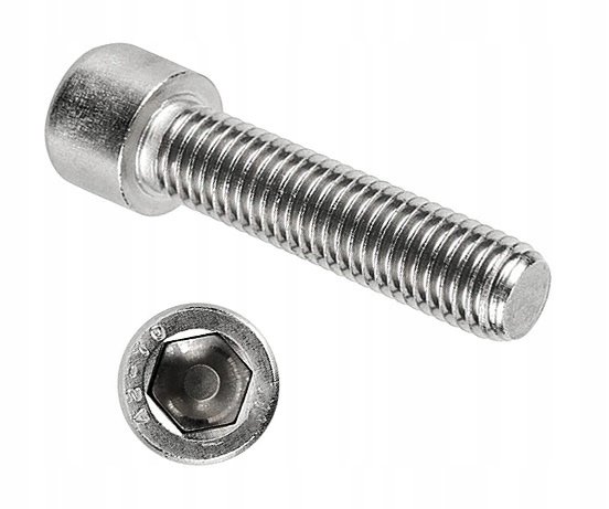 M8x25 ŚRUBA ŚRUBY IMBUSOWA DIN912 NIERDZEWNA A2 10 szt - Maro | Sklep EMPIK.COM