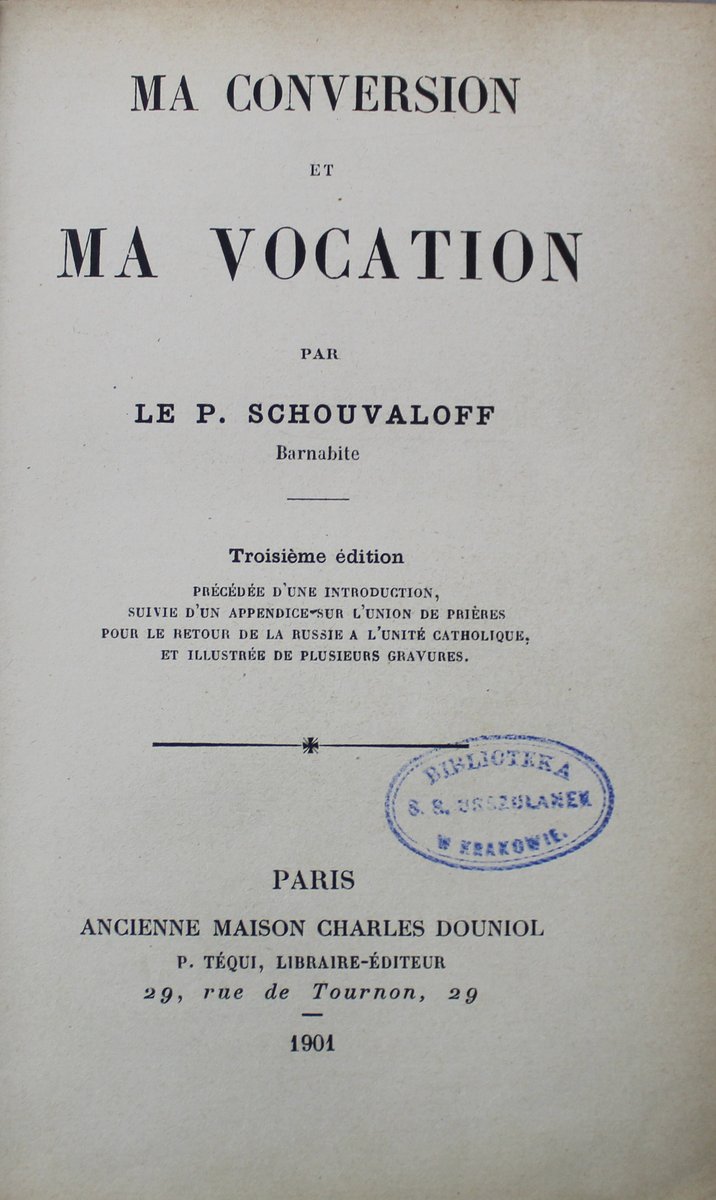 Ma Conversion et Ma Vocation 1901 r - W opisie | Książka w Empik