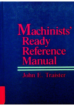 Machinist Ready Reference Manual - | Książka w Empik