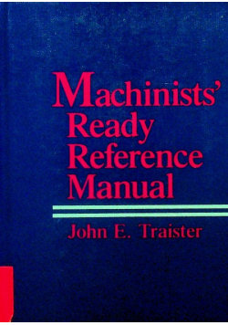 Machinists Ready Reference Manual - | Książka w Empik