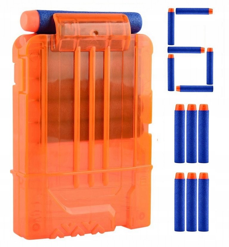 Magazynek Do Nerf Wyrzutni N-Strike Clip 6X Naboje - MAWE | Sklep EMPIK.COM