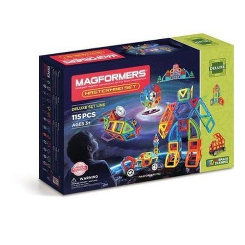 Magformers Mastermind Set Deluxe Klocki magnetyczne 3D 115 el ...