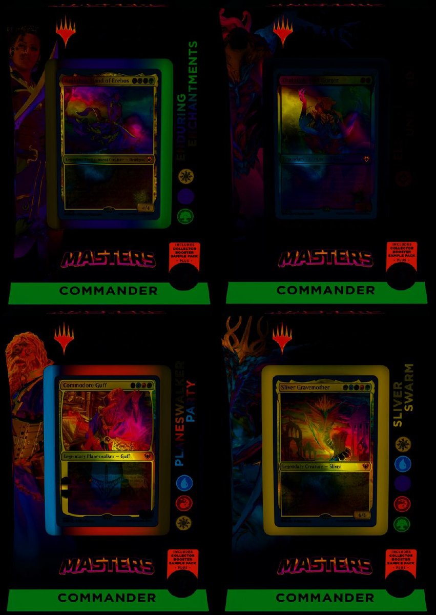 Magic the Gathering: Commander Masters - Commander Deck Display (4 ...