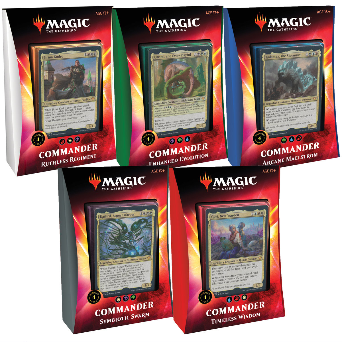 Magic: The Gathering: Ikoria - Lair of Behemoths Commander Deck Display ...