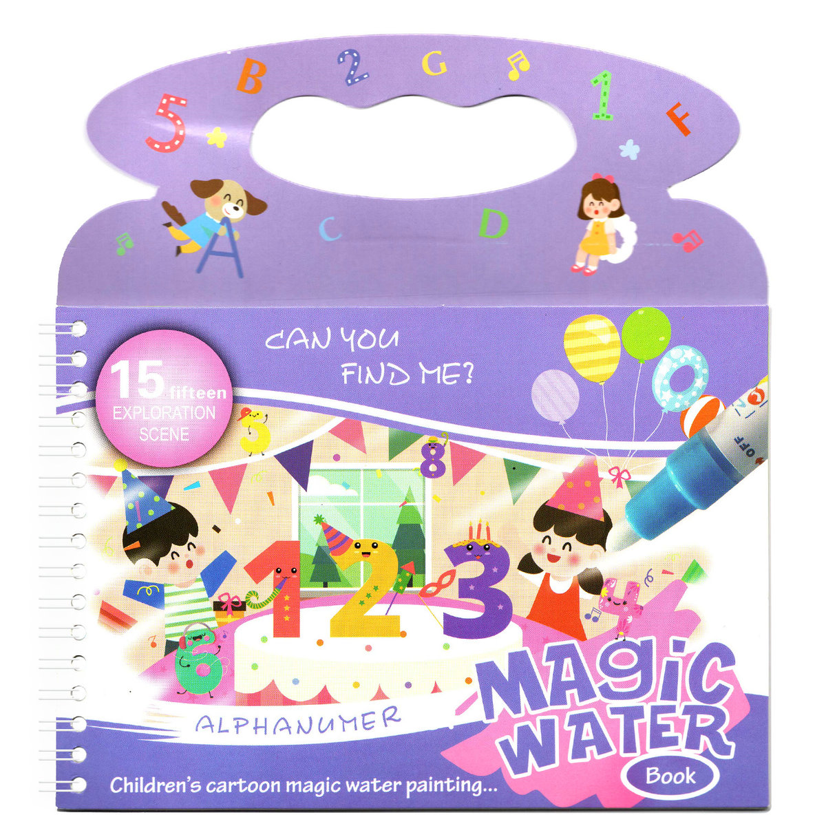 Magic Water Book Alphanumer - Opracowanie zbiorowe | Książka w Empik