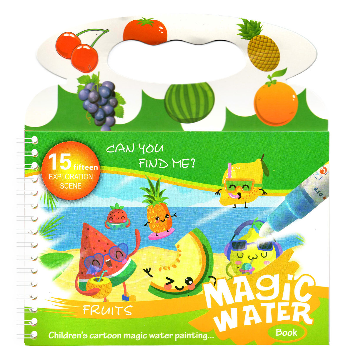 Magic Water Book Fruits - Opracowanie zbiorowe | Książka w Empik