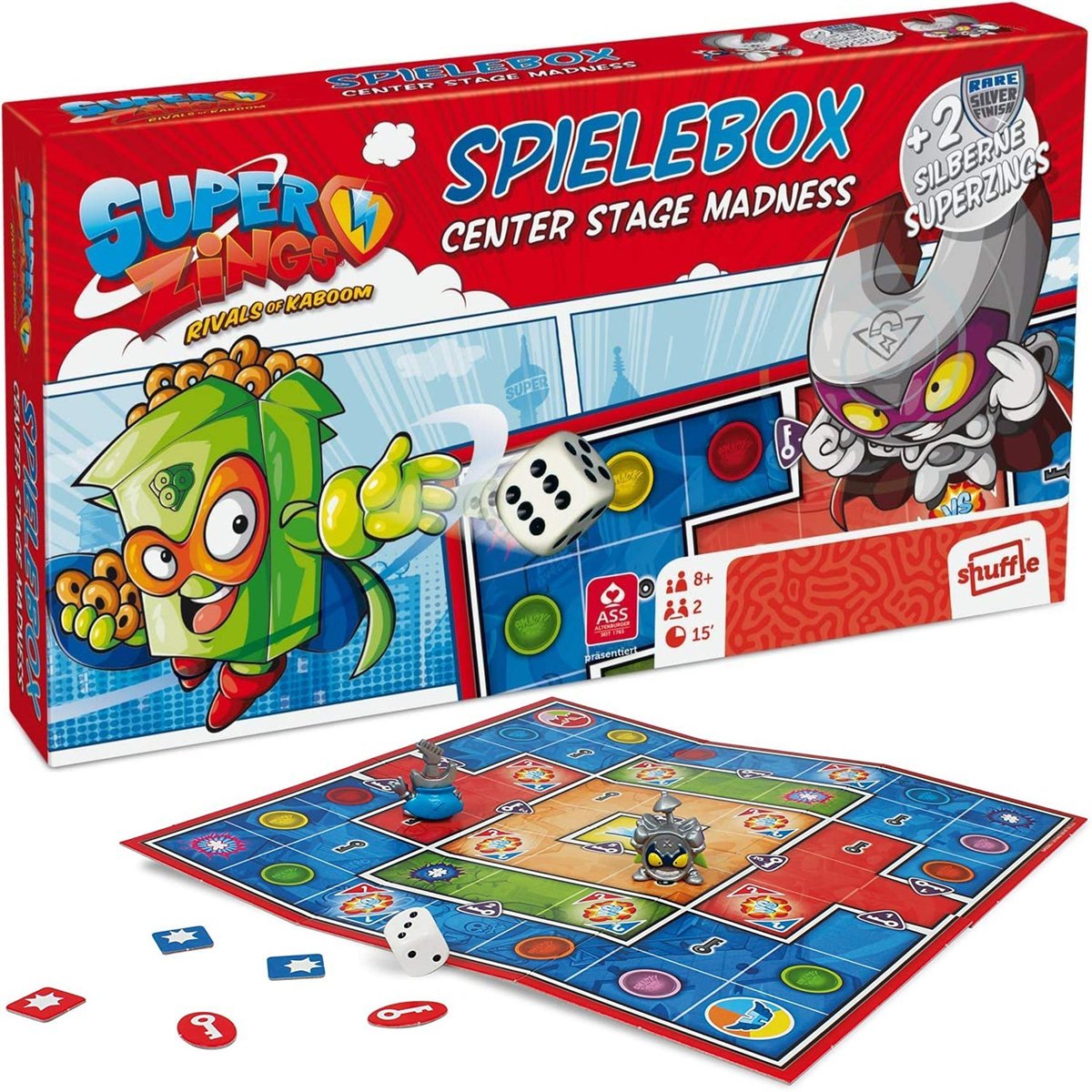 MagicBox Gra Planszowa SuperZings + 2 figurki - Magicbox | Sklep EMPIK.COM