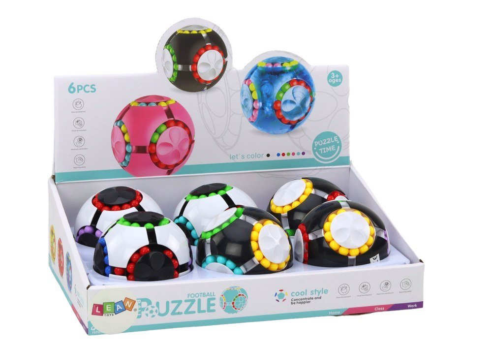 Magiczna Kula Łamigłówka Kulka Gra Logiczna Kulka Kolorowa, Lean Toys ...