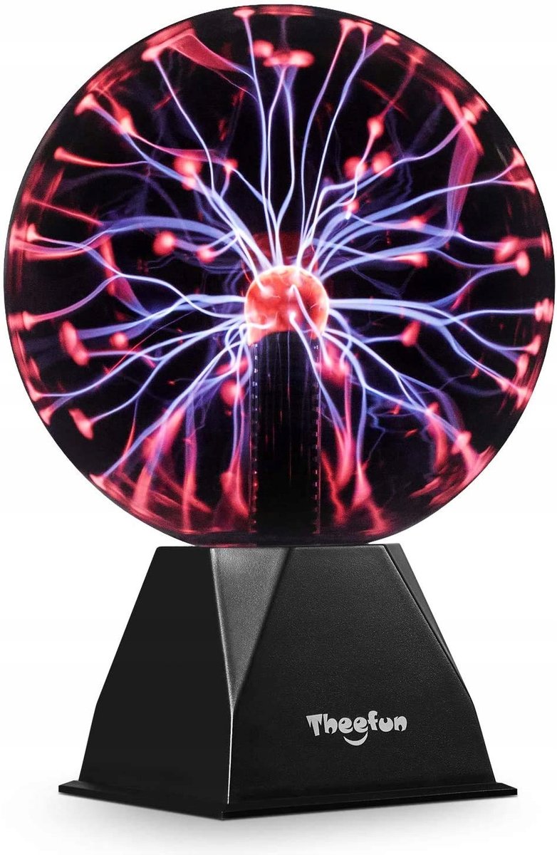 Magiczna kula plazmowa, 20 cm, świecąca kula elektrostatyczna, dotyk ...
