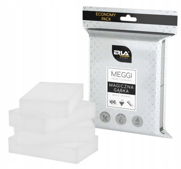 Magiczne gąbki Erla Meggi 4 szt. MAGIC SPONGE Magiczna gąbka - Erla ...