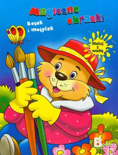 Magiczne obrazki. Kotek i motylek - Opracowanie zbiorowe | Książka w Empik