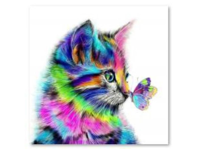 MAGICZNY KOT OBRAZ HAFTU DIAMENTOWEGO - Inna marka | Sklep EMPIK.COM