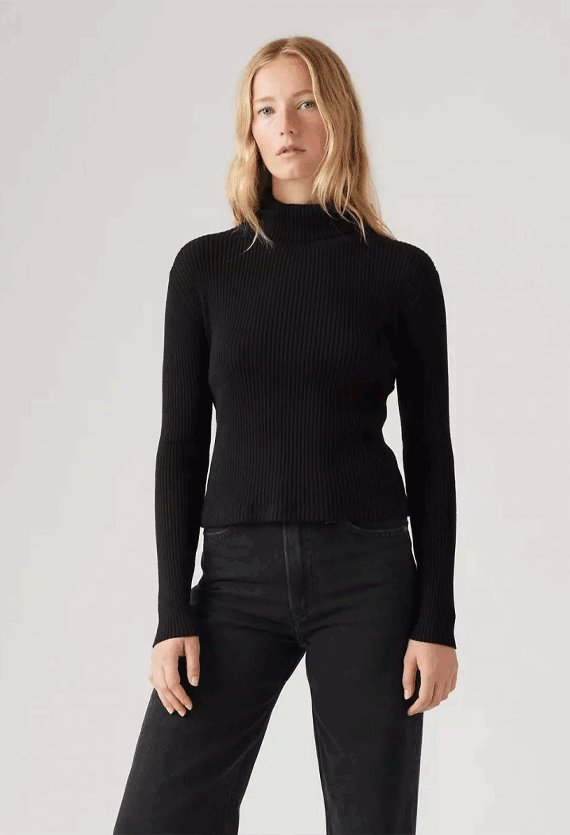 maglie donna levis a8500 0001 - tulip turtleneck caviar - Inna marka ...